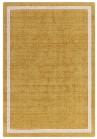 Okrově žlutý ručně tkaný vlněný koberec 160x230 cm Albi – Asiatic Carpets