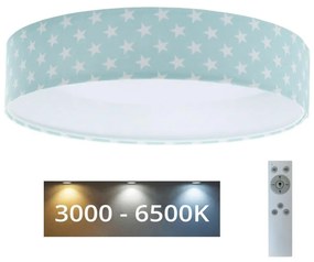 BPS Koncept | LED Stmívatelné svítidlo GALAXY KIDS LED/24W/230V hvězdičky zelená/bílá + DO | BS0555