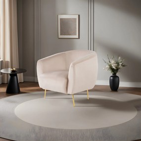 Atelier del Sofa Křeslo Eses Beige - Wing, Béžová