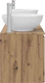 Sada koupelnových skříněk 3 ks Dub artisan 49,5 x 44,5 x 65 cm 3405696