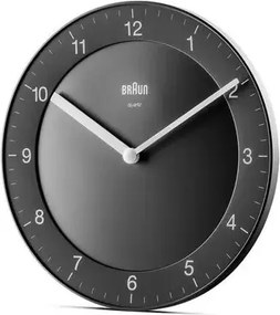 Braun BC06 černá / Nástěnné hodiny / Analogové / 1x AA baterie / průmě