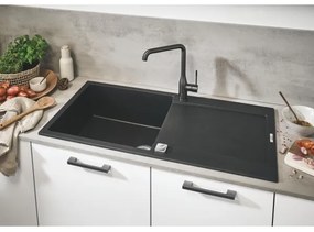 GROHE 31645AP0 - Dřez K500 1000 × 500 mm kámen/černá