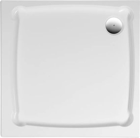 Gelco Gelco, DIONA sprchová vanička z litého mramoru, čtverec 90 x 90 x 7,5 cm, GD009