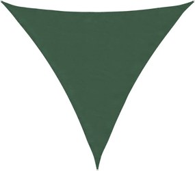 Stínící plachta oxford trojúhelníková 5 x 5 x 5 m tmavě zelená 135510