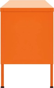 TV skříňka oranžová 105 x 35 x 50 cm ocel 336237