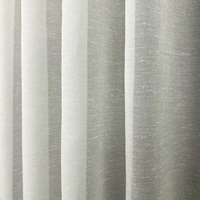 Voálová záclona strukturovaná přírodní bílá s olůvkem metraž Ervi N 4551
