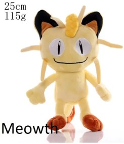 Plyšové hračky Pokémonů cca 20 cm Varianta: Meowth 25cm