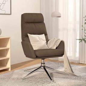 Relaxační křeslo taupe textil 341139