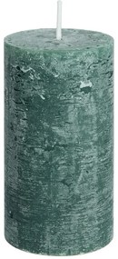 RUSTIC Svíčka 13 cm - tm. zelená
