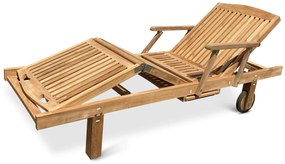 Nábytek Texim Zahradní polohovací lehátko Beauty teak