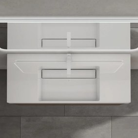 Design LED luxusní koupelnová skříňka s umyvadlem DOPORRO DEEP - 120cm Barva: eiche