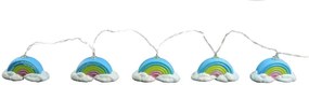 LED světelný řetěz RAINBOW 165cm, 10 žárovek