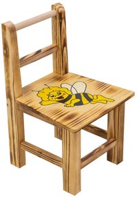 Bestent Dětská dřevěná židle Včelka Maja