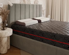 Taštičková matrace Salerno 22 cm černá