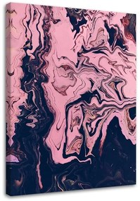 Obraz na plátně, Abstraktní růžový akvarel - 40x60 cm