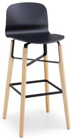 MIDJ - Dřevěná barová židle LIÙ