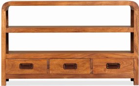 TV skříňka masivní akáciové dřevo 90 x 30 x 55 cm 244681