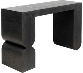 Ručně vyrobený dřevěný konzolový stolek Curve