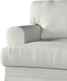 Potah na křeslo IKEA Ekeskog barva šedá látka lesklé, pletený vzor, sametová