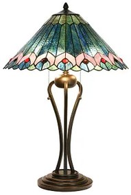 Stolní lampa Tiffany TRIANGLE Clayre &amp; Eef 5LL-5391