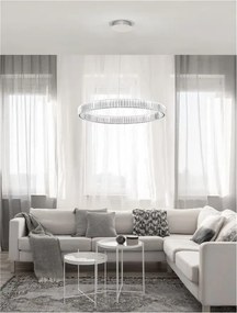 Křišťálový lustr Aurelia 80 Chrome