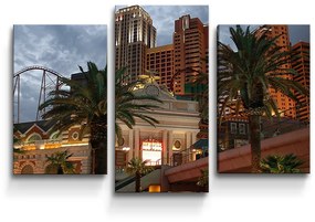 Sablio Obraz - 3-dílný Las Vegas 4 - 75x50 cm