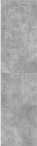 Šatní skříň betonově šedá 80 x 50 x 200 cm kompozitní dřevo 3307750