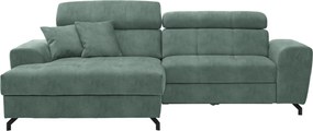 XXXLutz ROHOVÁ SEDAČKA, textil, mátově zelená Carryhome - Sedací soupravy - 000812004404