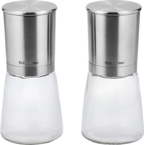 Silvercrest® Sada mlýnků na sůl a pepř / Sada na ocet a olej / Struhadlo (mlýnek na sůl a koření, 2dílná)