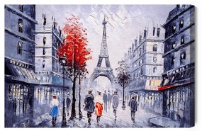 Obraz Pařížské Stavitelství Nedostatek Nedostatek Plátno Canvas 40x30