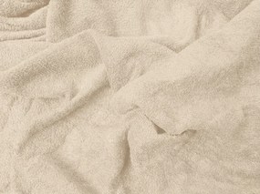 Froté prostěradlo EXCLUSIVE světle béžové 90 x 200 cm