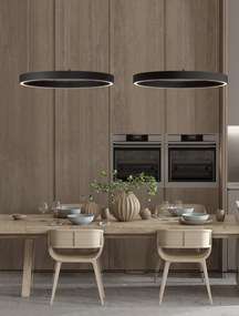 LED lustr Sting 80 černé
