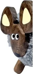 2Kids Toys Dřevěná figurka XL pompon Myš