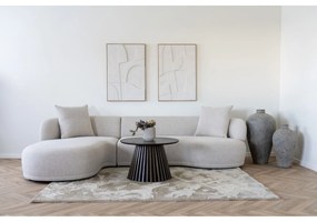 House Nordic Rohová pohovka KINGSTON béžová s lenoškou vlevo 256 cm