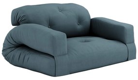 Modrá rozkládací pohovka 140 cm Hippo - Karup Design