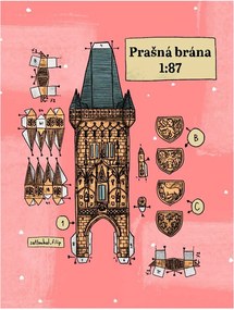 Filip Zatloukal | Prašná brána Rám: Černý, Velikost: 30 x 20 cm