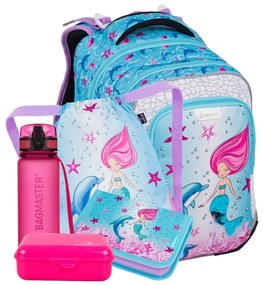Bagmaster LUMI 24 A velký školní set pro prvňáčky – mořská panna