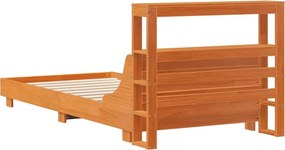 Postel bez matrace voskově hnědá 75 x 190 cm masivní borovice 3306446