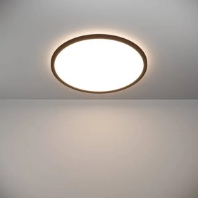 Eglo 901455-LED St. koupel. svítidlo ROVITO-R 16,8W/230V pr.50cm IP44 černá + DO
