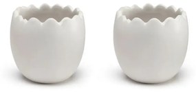 Stojánek na vajčko Egg Cup White - set 2 ks COOEE Design