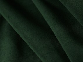 Čtyřmístná pohovka judy 244 cm samet tmavě zelená MUZZA