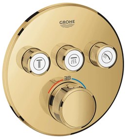 Grohe Grohtherm SmartControl - Termostatická sprchová podomítková baterie, 3 ventily, Cool Sunrise 29121GL0