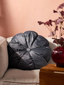 Sinsay - Kulatý prošívaný dekorativní polštář - šedá
