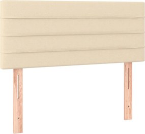 Box spring postel s matrací krémová 100 x 200 cm textil 3140678