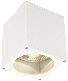 SLV 229551 Theo Ceiling, stropní venkovní svítidlo, 1x75W GU10 ES111, bílá, výška 15cm, IP44