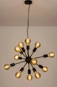 Závěsné designové svítidlo do obýváku Verner Nero 12