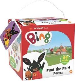 JIRI MODELS Pexeso na cesty Králíček Bing / 64 kartiček / Krabička / O