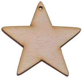 FK Dřevěná ozdoba (hvězda) - 3x3 cm