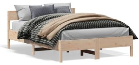 Rám postele s čelem 150 x 200 cm masivní borovice,  842746