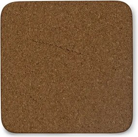 6ks pevné korkové podtácky ptáčci Garden birds - 10*10*0,4cm